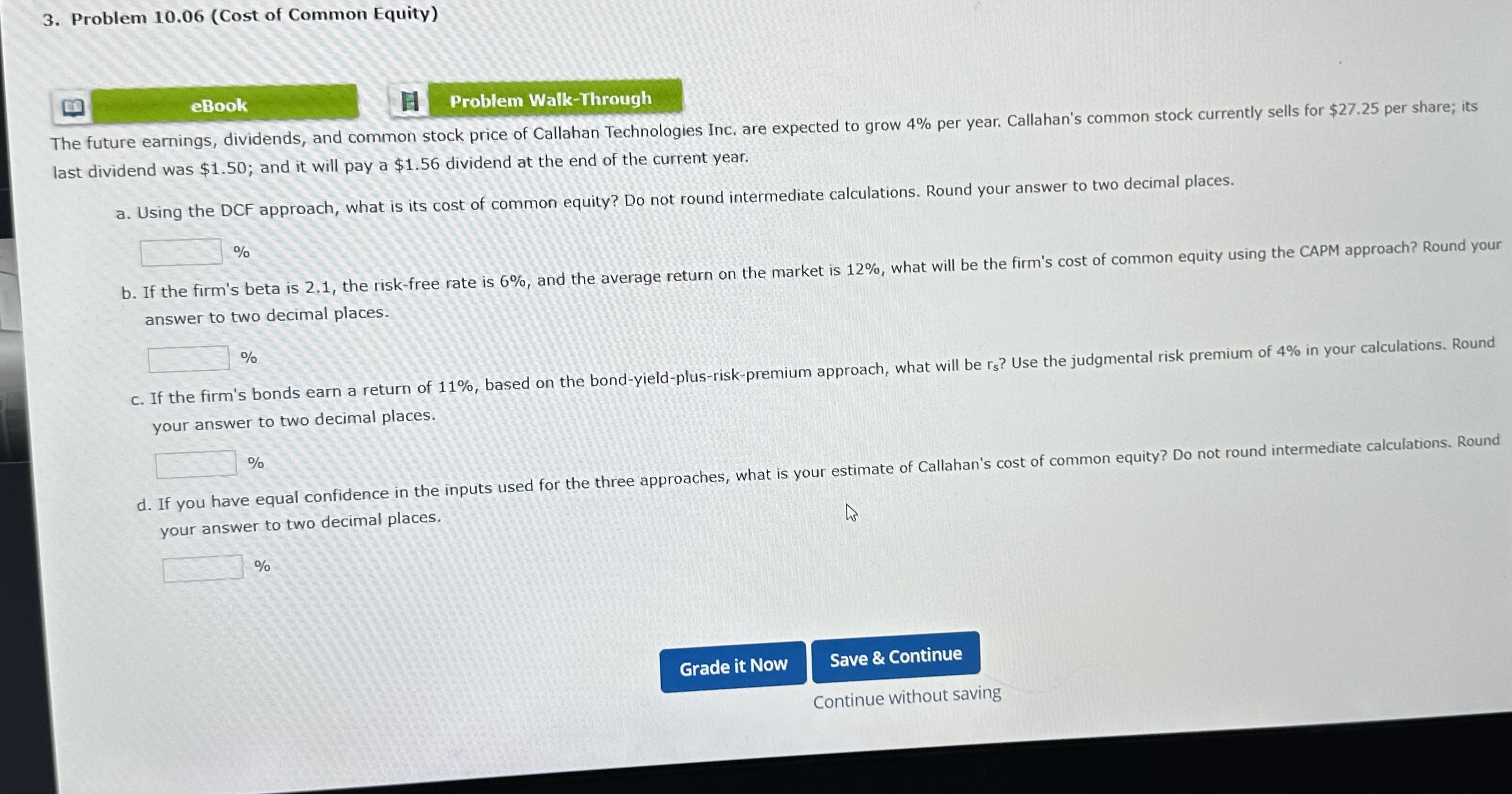 Solved The future earnings, dividends, and common stock | Chegg.com