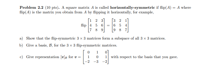Solved Problem 2.2 ﻿Linear Algebra. Am ﻿i supposed to ﻿solve | Chegg.com