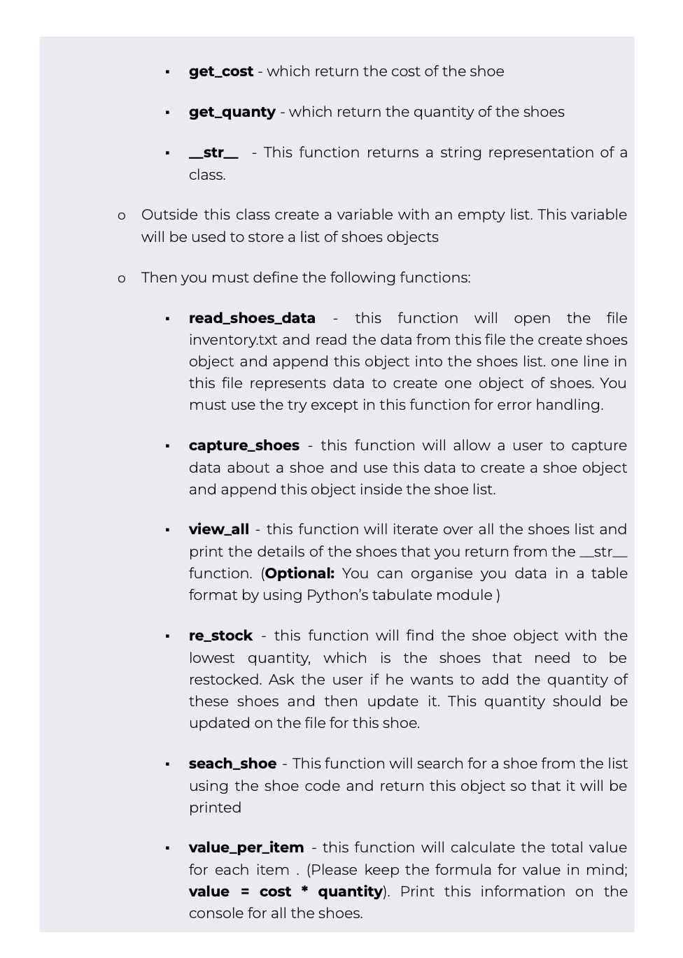 Solved Code a Python program that will read from the text | Chegg.com