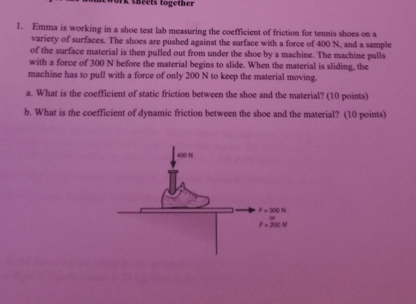 Solved mt nom UFR Sheels together 1. Emma is working in a | Chegg.com