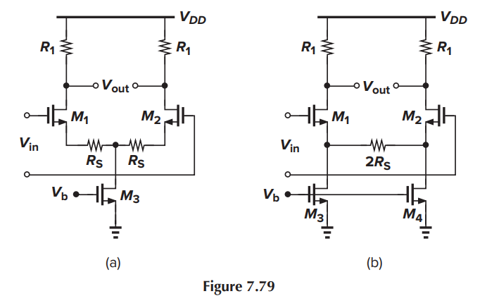 Solved 7.26. Determine the input-referred thermal and 1/ f | Chegg.com