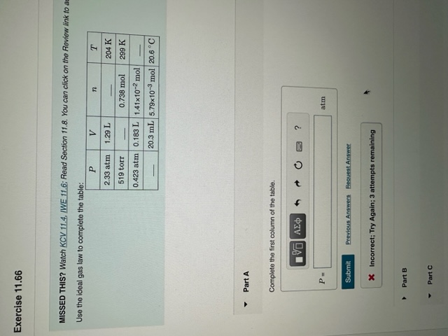 Solved MISSED THIS? Watch KCV 11.4, IWE 11.6; Read Section | Chegg.com