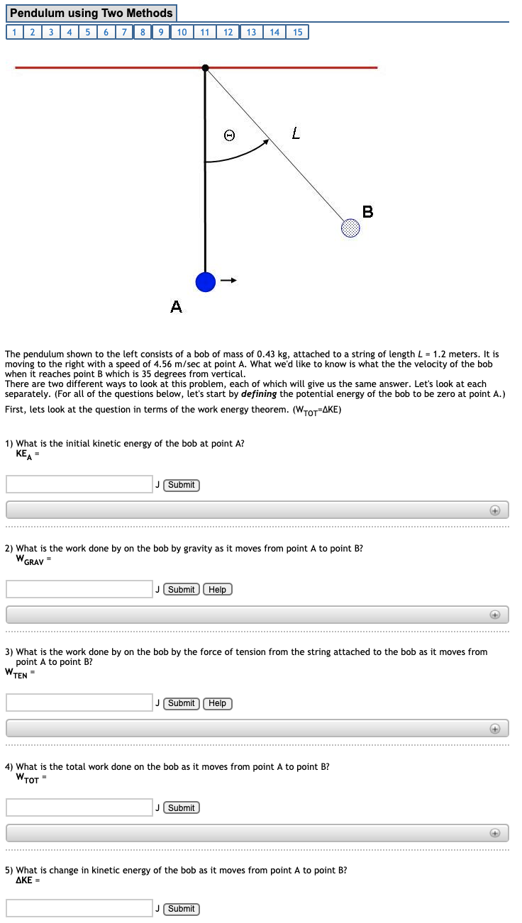 Solved Pendulum using Two Methods 1|2|3|4|5|67 8 9 10 | 11 | | Chegg.com