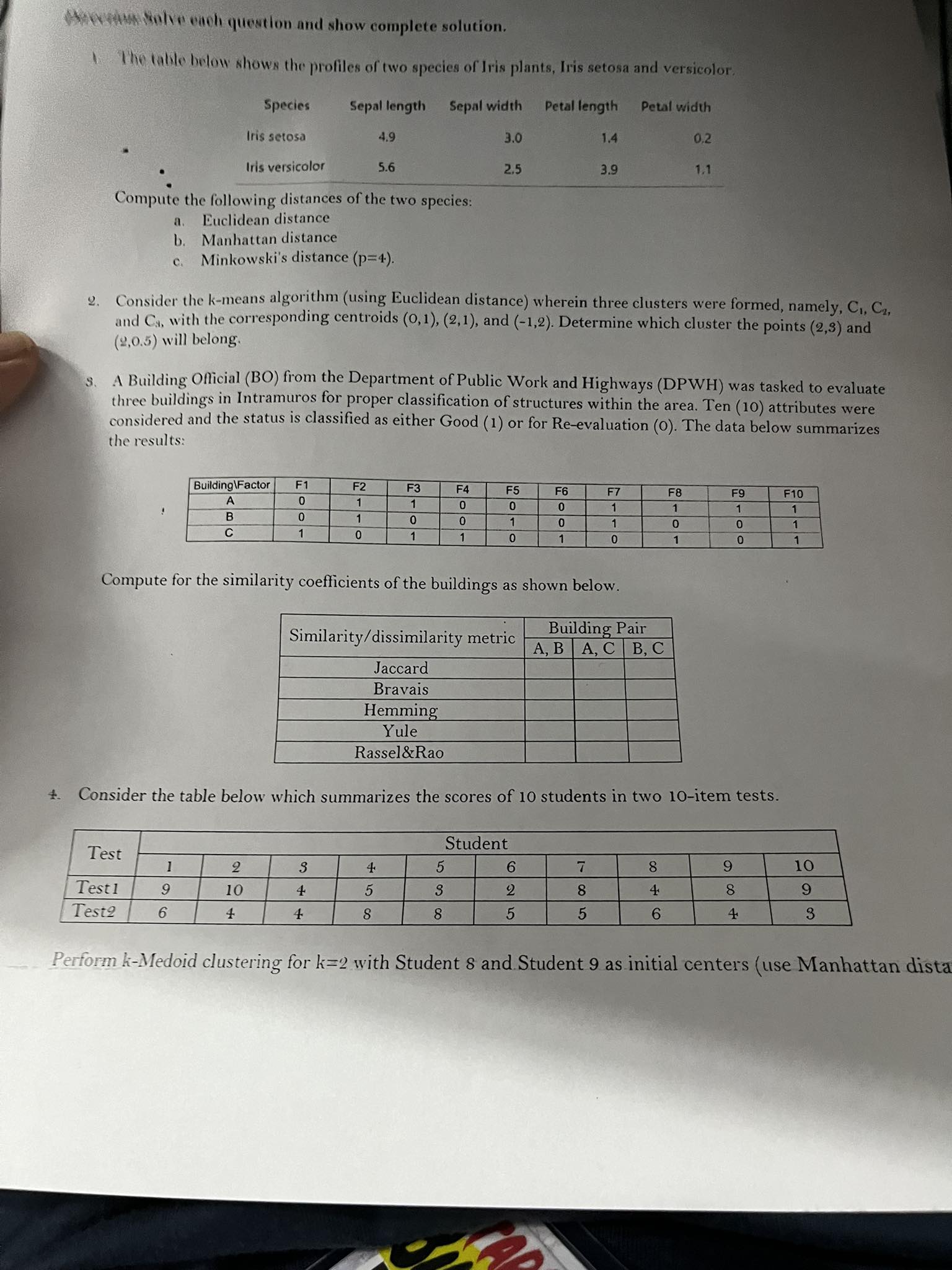 Solved Please help me answer my exam asap | Chegg.com