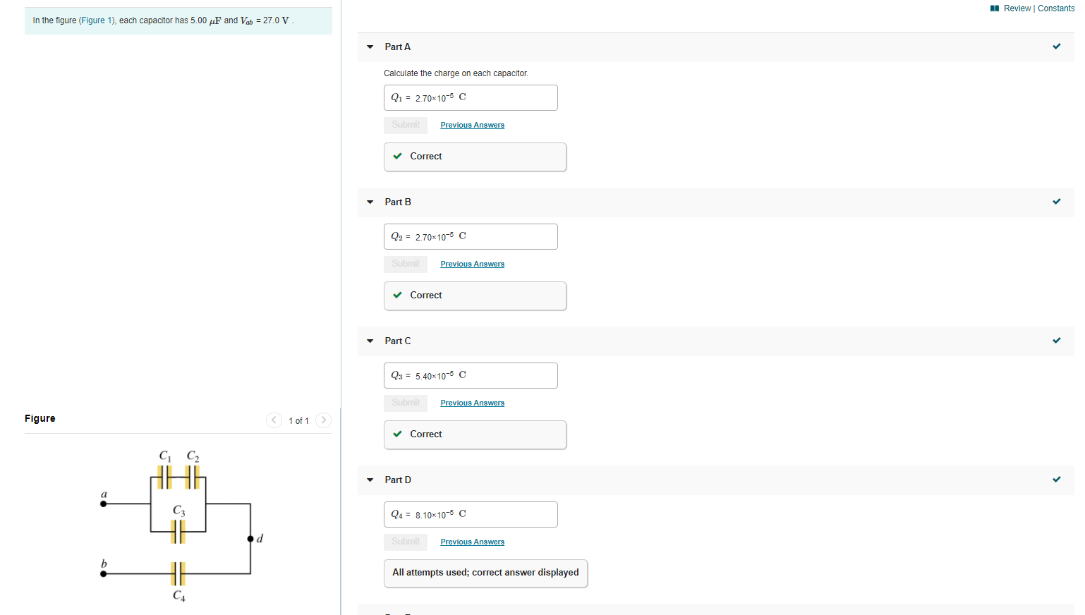 Solved MI Review Constants In the figure (Figure 1), each | Chegg.com