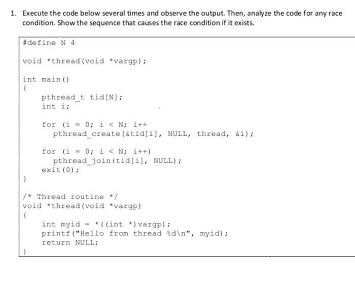 Solved 1. Execute the code below several times and observe | Chegg.com