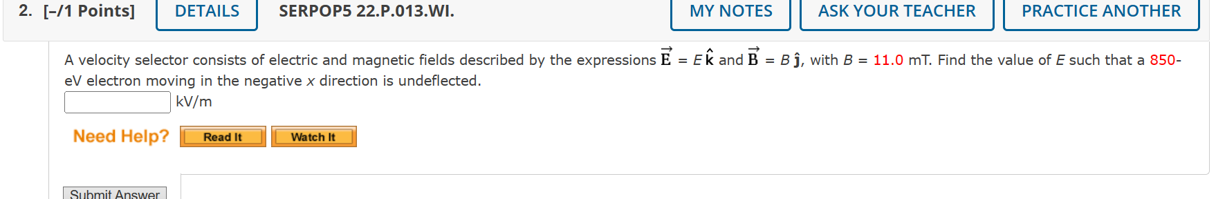 Solved A velocity selector consists of electric and magnetic | Chegg.com