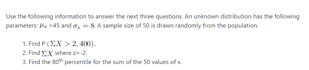 Solved Use the following information to answer the next | Chegg.com
