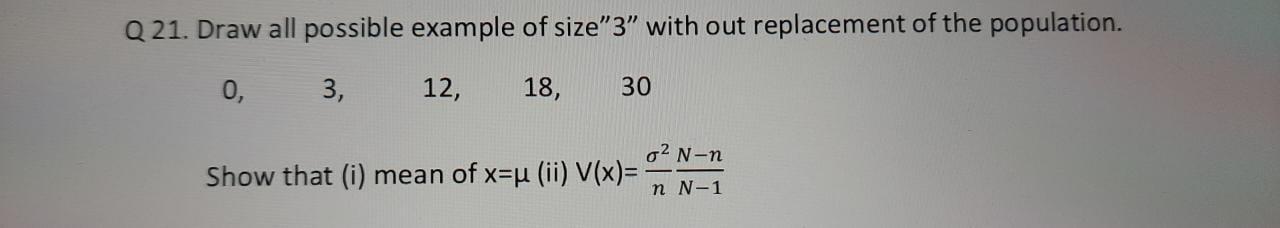 Solved Q 21. Draw all possible example of size" 3′′ with out | Chegg.com
