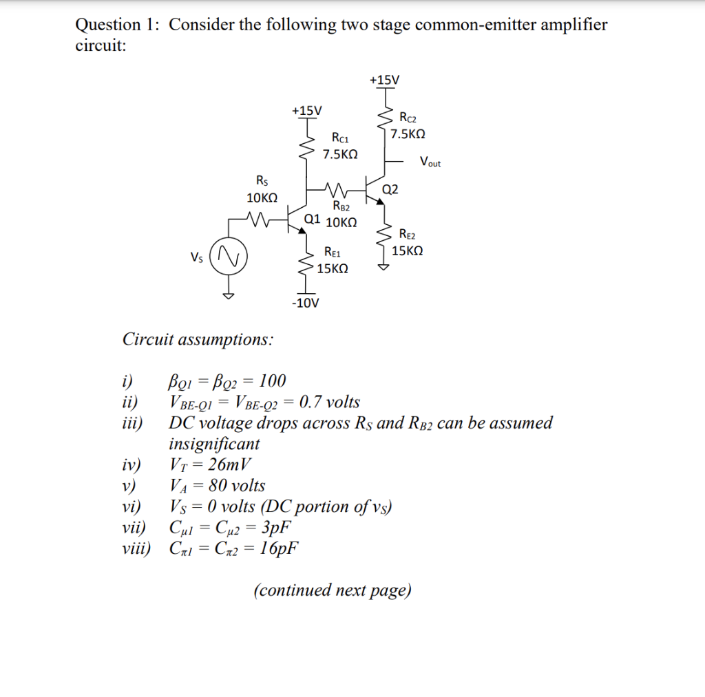 Solved Question 1: Consider the following two stage | Chegg.com