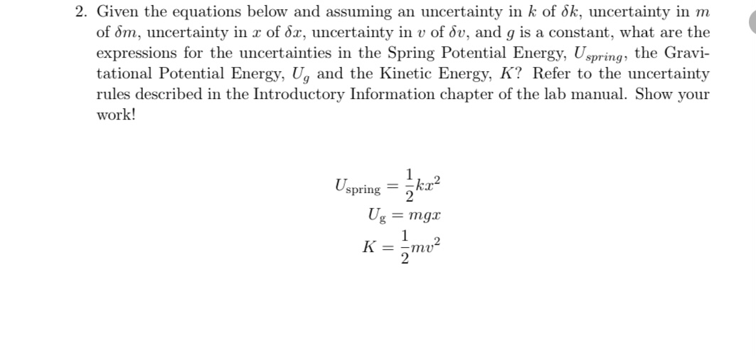 Solved 2. Given the equations below and assuming an | Chegg.com