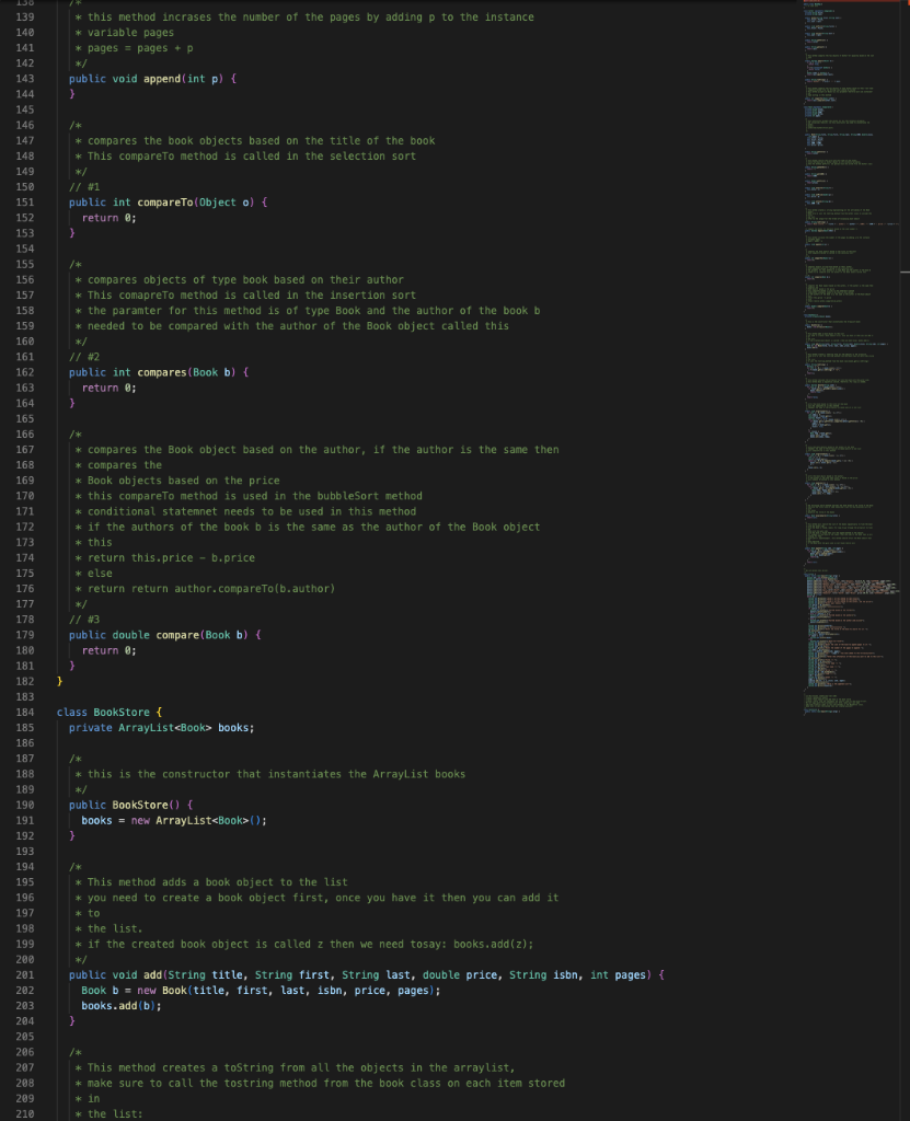 Solved Hi, I need help completing the class Book in this | Chegg.com