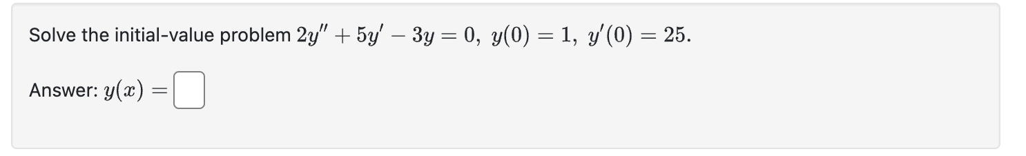 Solved Solve the initial-value problem | Chegg.com