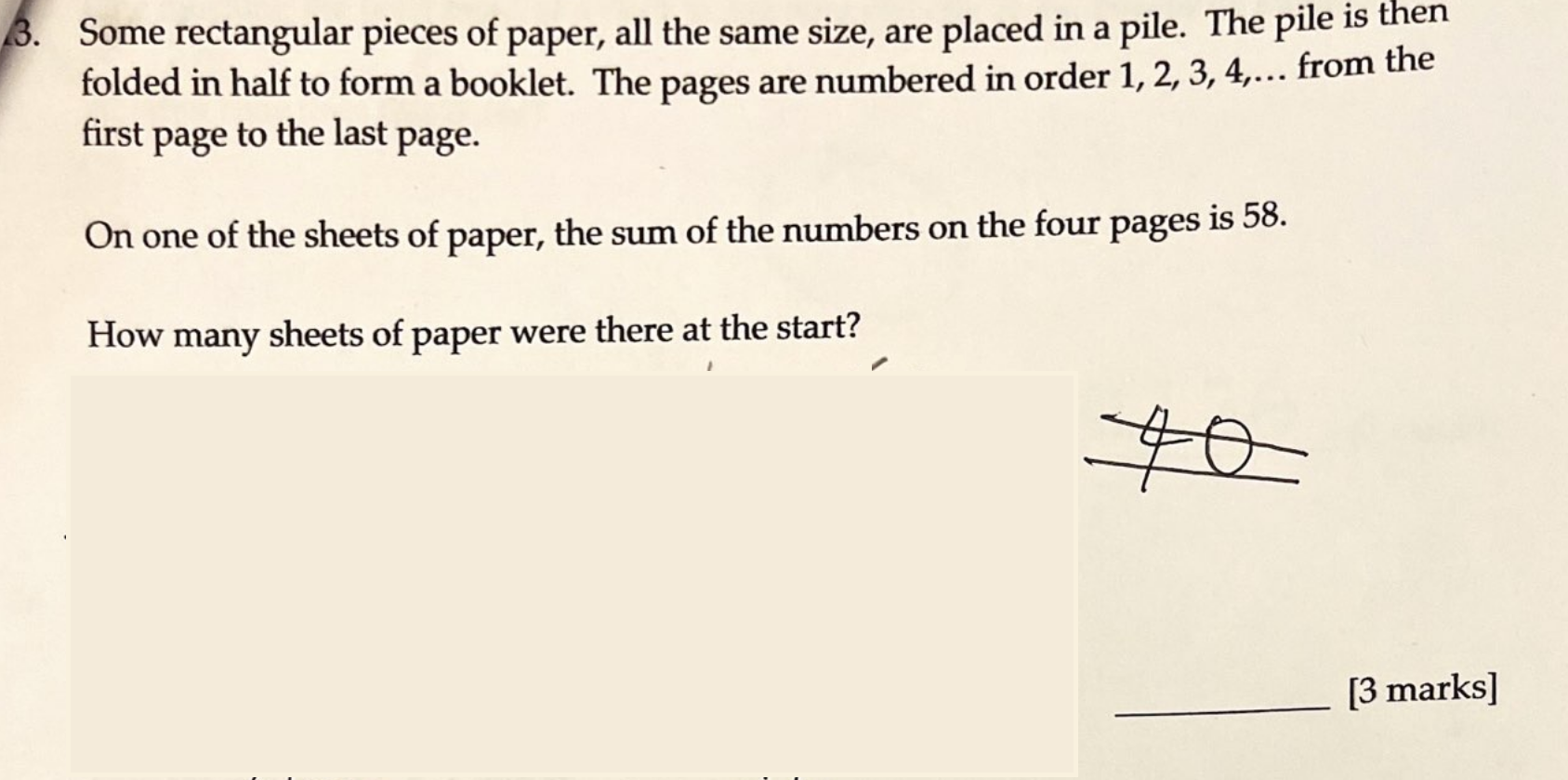 Solved Some rectangular pieces of paper, all the same size, | Chegg.com