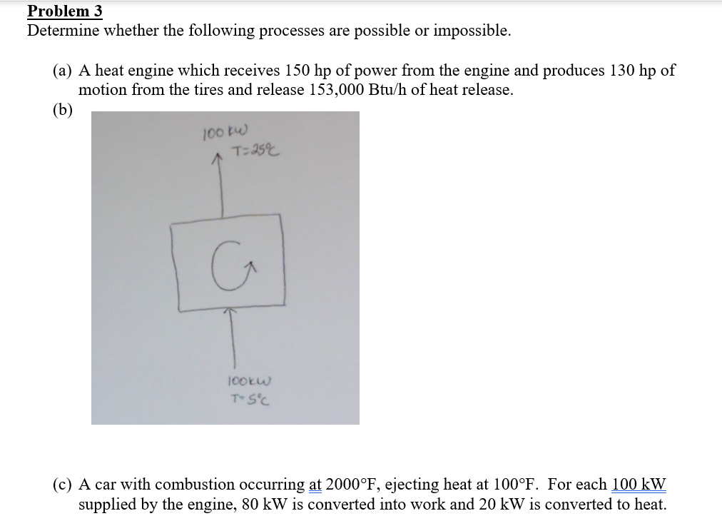 Solved Problem 3 Determine whether the following processes | Chegg.com