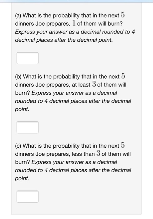 Solved (10 pts) 1. Suppose the probability of success is p = | Chegg.com