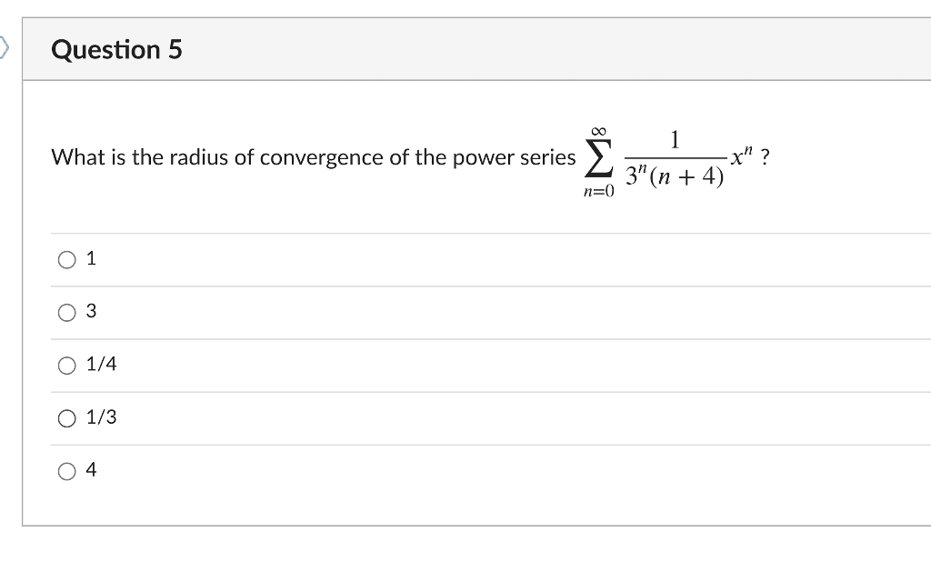 Solved Match each series to the appropriate test that can be | Chegg.com