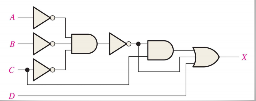 Solved A Find The Expression Output Of The Circuit And