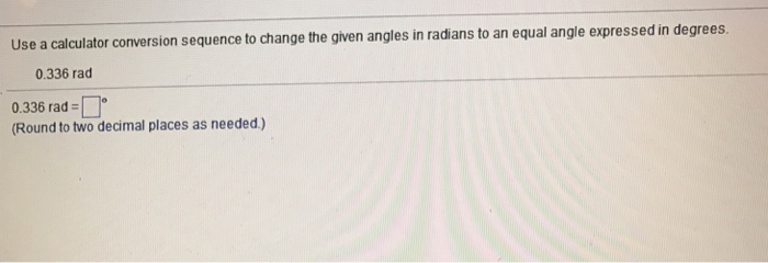 Solved Use a calculator conversion sequence to change the | Chegg.com