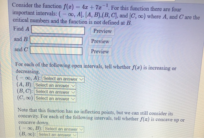 Solved The function f(x) = 2x + 70 has one local minimum and | Chegg.com