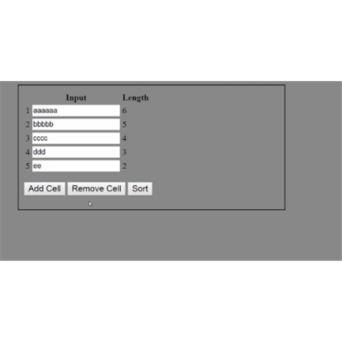 Develop a JavaScript application that allows the user | Chegg.com