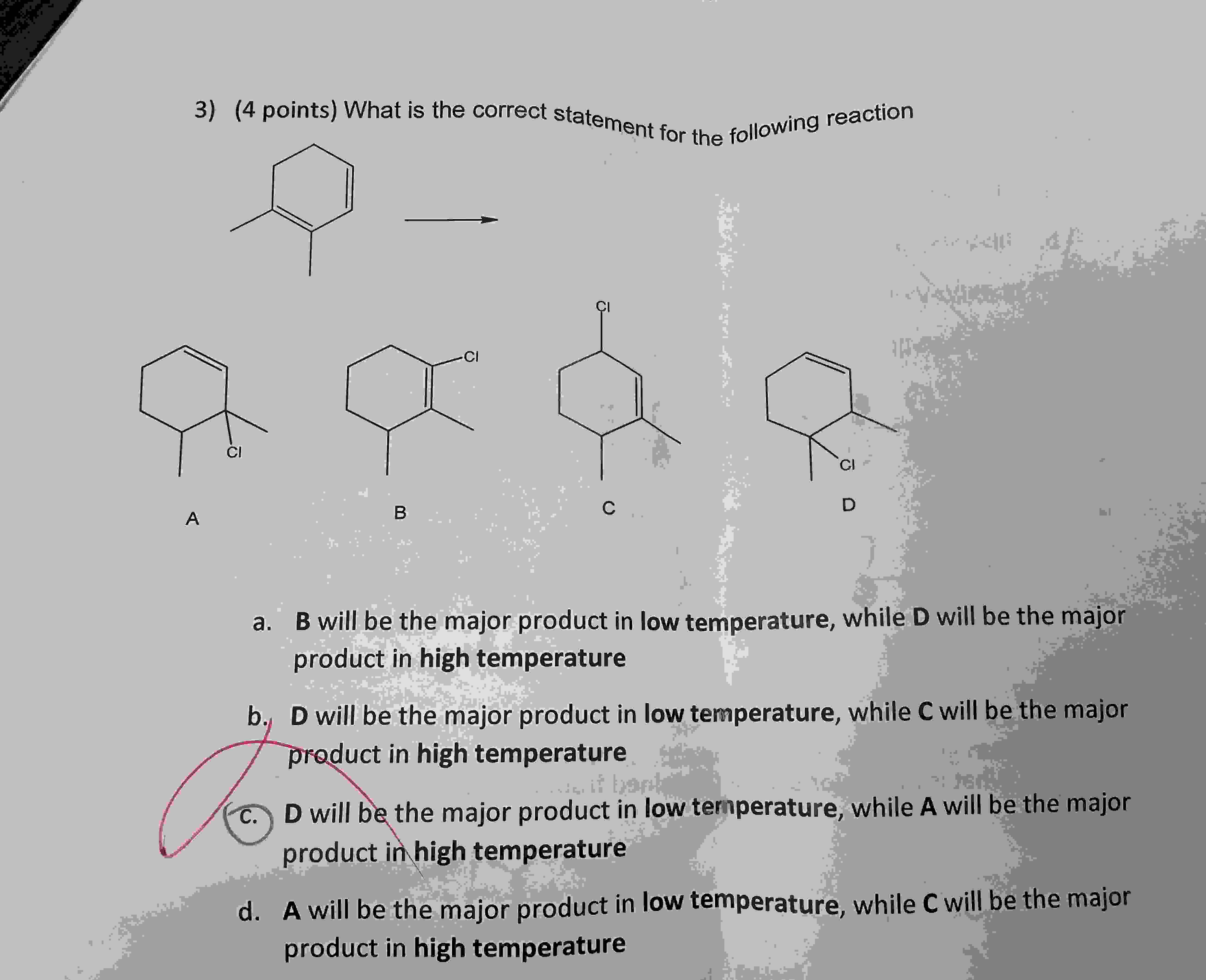 Solved 4 ﻿points ﻿what Is The Correct Statement For The 