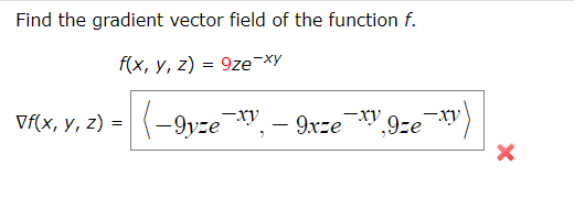 Solved Find the gradient vector field of the function f. | Chegg.com