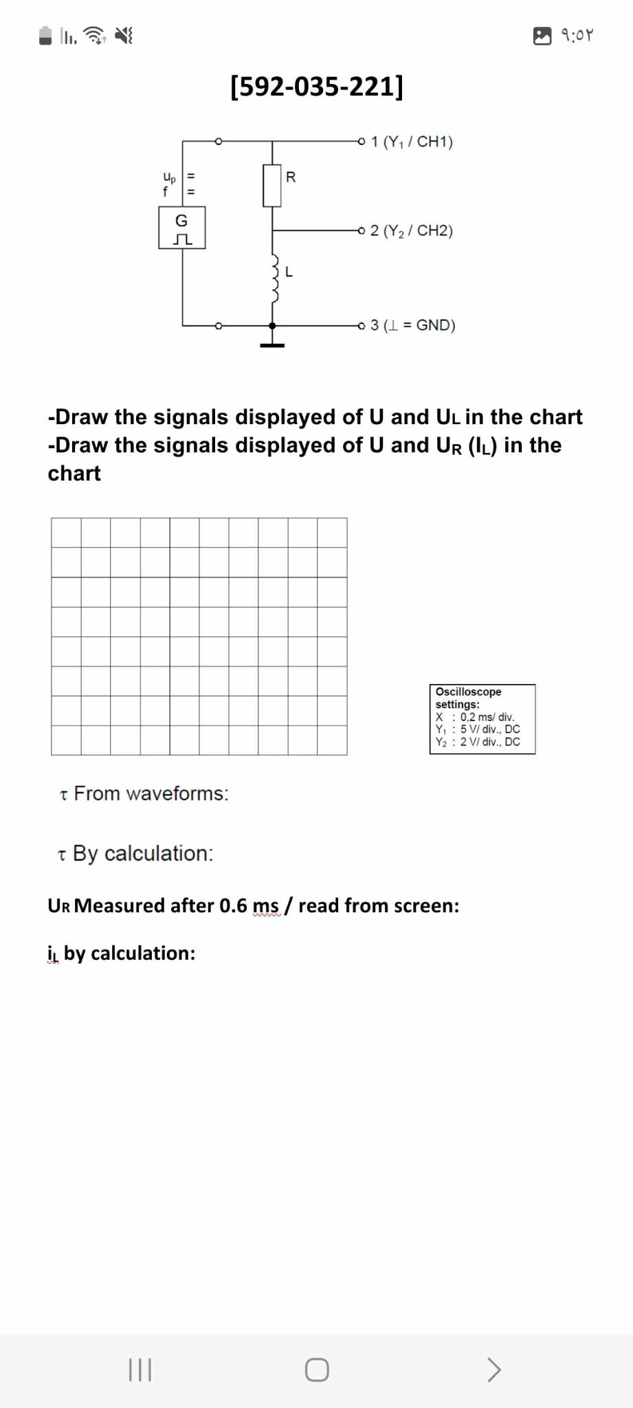 -Draw the signals displayed of U and UL in the chart | Chegg.com