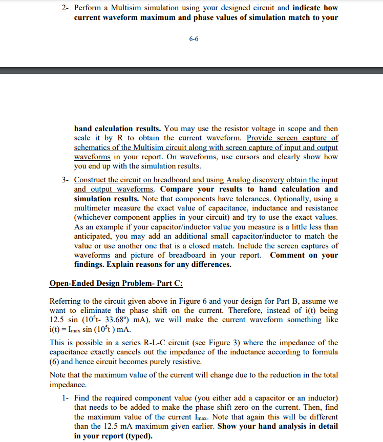 Solved Open-Ended Design Problem- Part A: Referring to the | Chegg.com