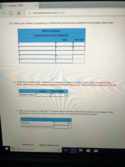 Solved 1. 10.00 points Fill in the missing amounts in each | Chegg.com