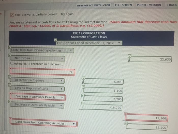 Solved Exercise 13-7 (Part Level Submission) Rojas | Chegg.com
