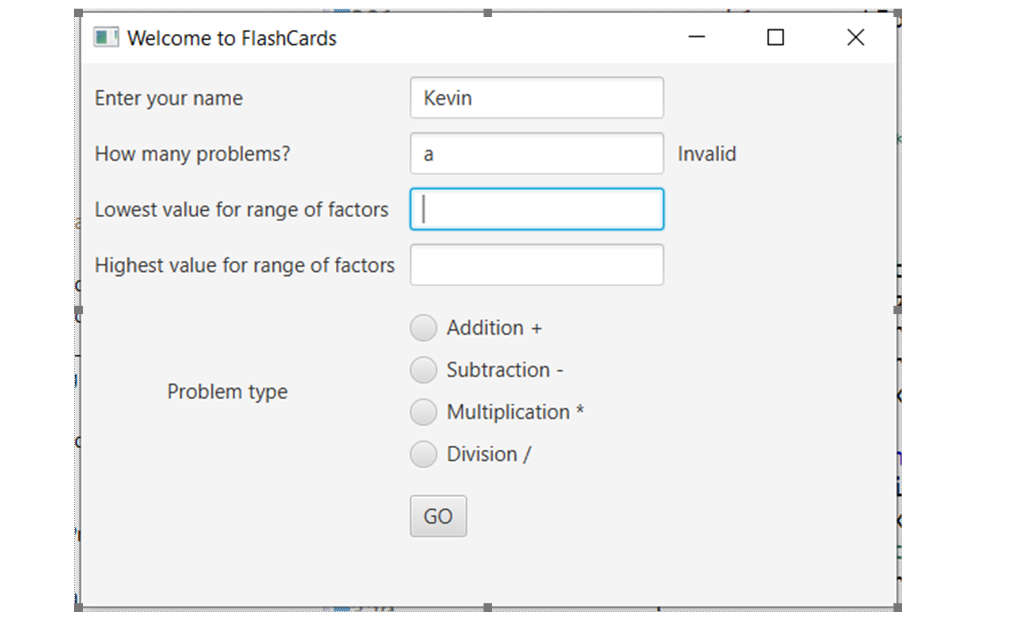 Solved Project: FlashCards with GUI – Project 4 Project | Chegg.com