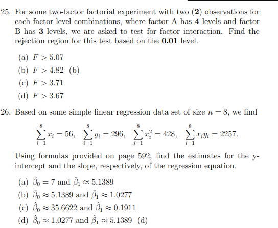 Solved 1. In a multiple regression analysis involvingn 25 | Chegg.com