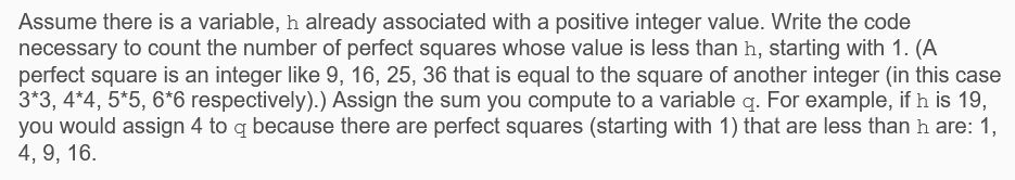 Solved Use the variables k and total to write a while loop | Chegg.com