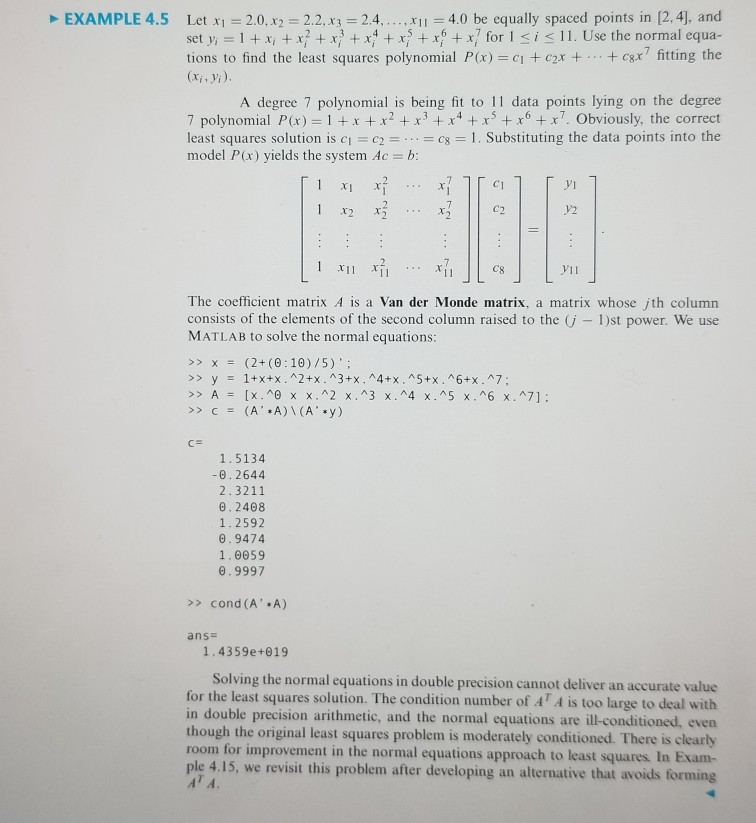 Solved Numerical Analysis, Problem 8, using the QR | Chegg.com
