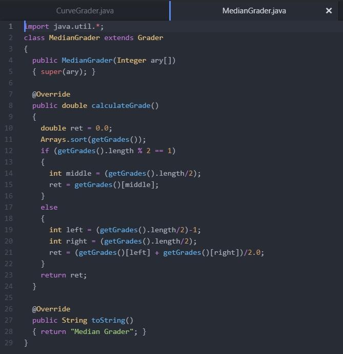 Solved 2.2 You Trylt: Grader Create a class called | Chegg.com