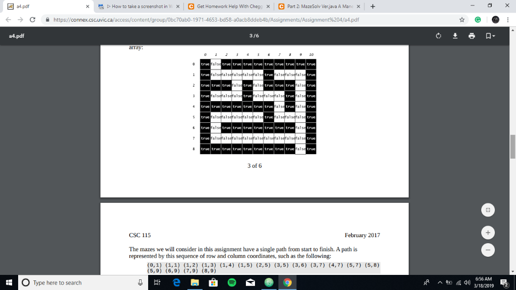 Solved mazesolver.java file /* * MazeSolver.java * * * | Chegg.com