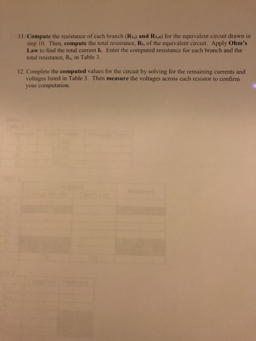 Solved Series-parallel circuits Name Date Objectives Use the | Chegg.com