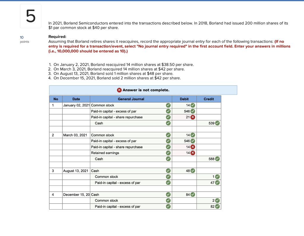 Solved In 2021, Borland Semiconductors entered into the | Chegg.com