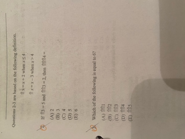 Solved Questions 2−3 are based on the following definition. | Chegg.com