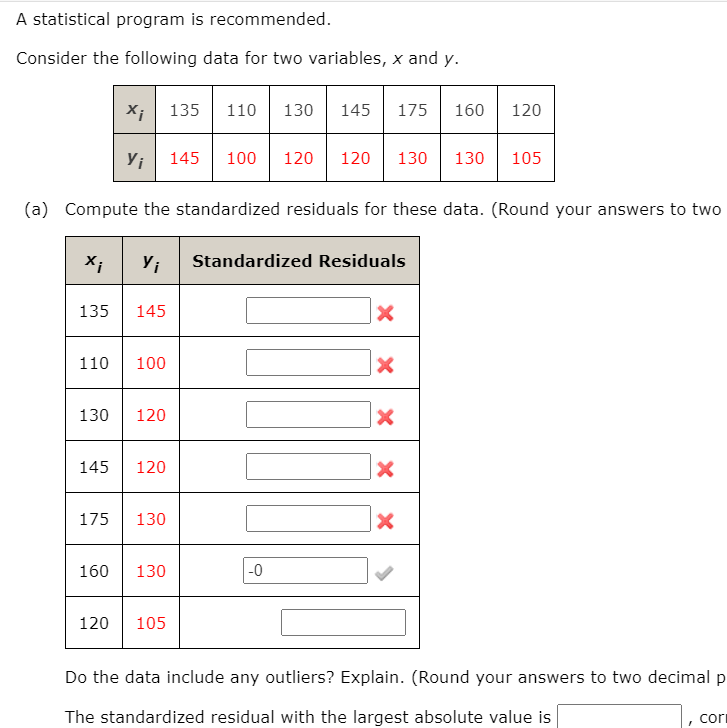 Solved A statistical program is recommended. Consider the | Chegg.com