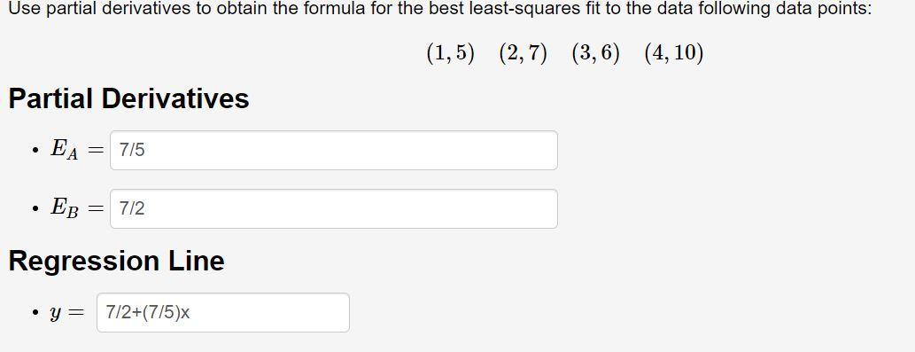 Solved Use partial derivatives to obtain the formula for the | Chegg.com