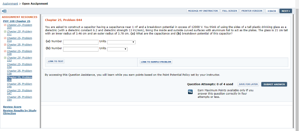 Solved Assionment> Open Assignment MESSAGE MY INSTRUCTOR | Chegg.com