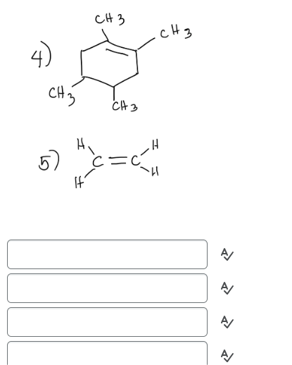 Solved Provide a correct name for each molecule. Include | Chegg.com