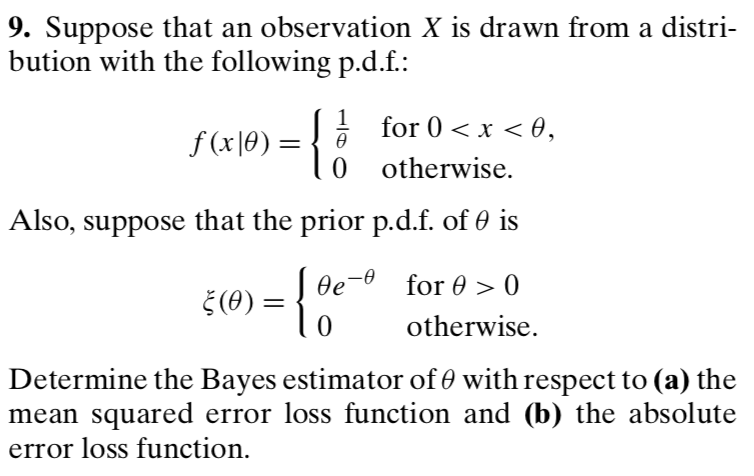 Solved 9. Suppose that an observation X is drawn from a | Chegg.com