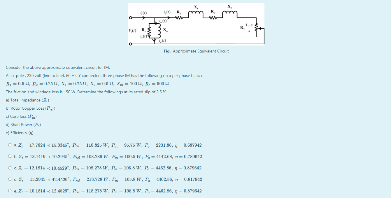 Solved LO 10 1-s R VO R. X Fig. Approximate Equivalent | Chegg.com