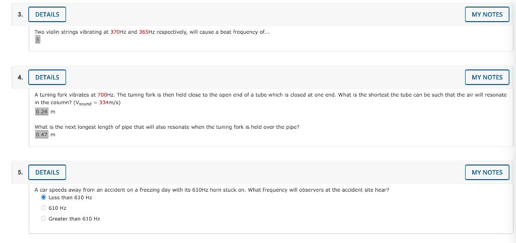 Solved Two violin strings vibrating at 370 Hz and 365 Hz | Chegg.com