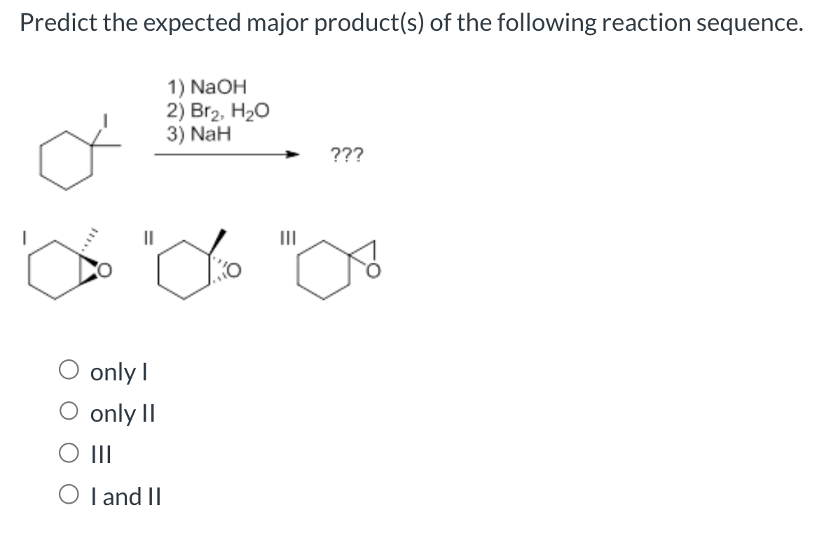 Solved Predict the expected major product(s) of the | Chegg.com