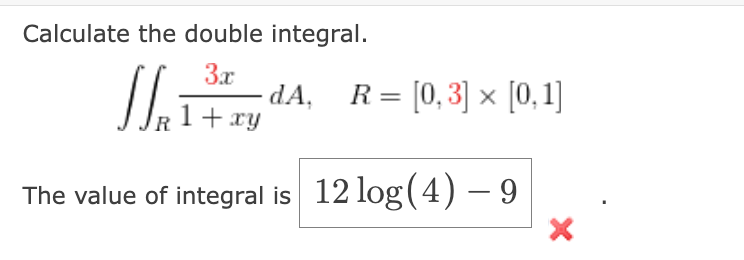 Solved Calculate the double integral. | Chegg.com