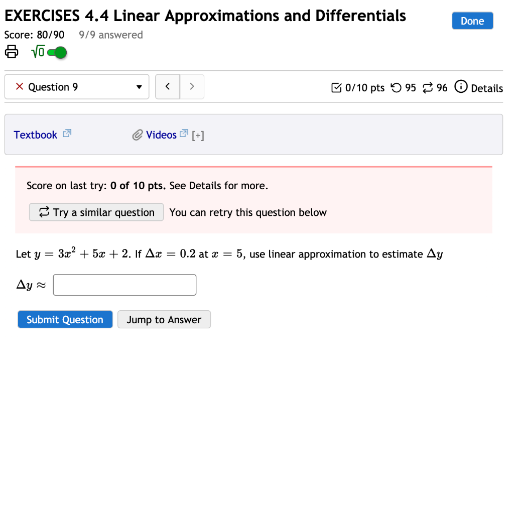 Solved EXERCISES 4.4 Linear Approximations and Differentials | Chegg.com